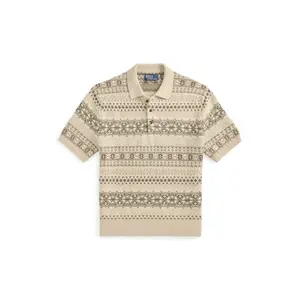 Ralph Lauren Fair Isle Polo-collar Sweater