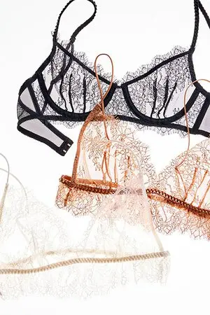 Free People Lacebound Longline Triangle Bralette - Hazel