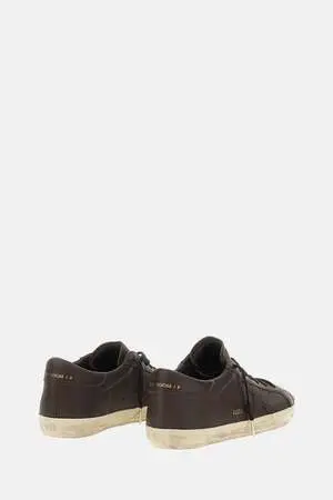 GOLDEN GOOSE Superstar Leather Sneakers - Marrone