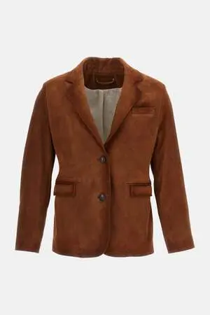 GOLDEN GOOSE Journey Jacket In Waxed Suede