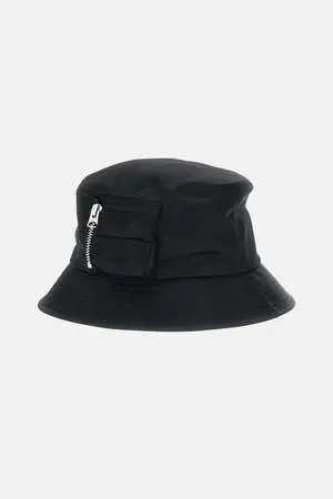 Sacai Nylon Twill Bucket Hat - Nero