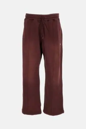 GOLDEN GOOSE Pantaloni Star Jogging A Gamba Larga - Rosso