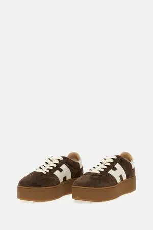 Hogan H698 Lace-up Sneakers - Marrone