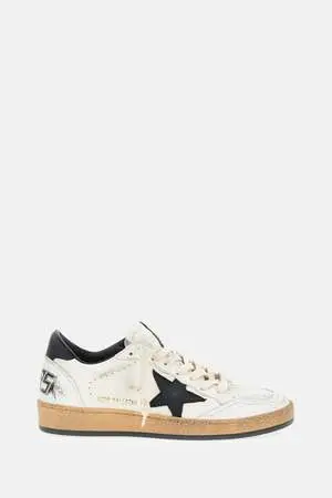 GOLDEN GOOSE Ball Star Nappa Leather Sneakers - Bianco
