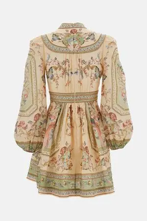 Zimmermann Mini Dress Roselight Plunge