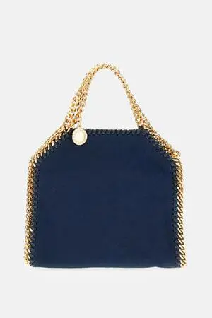 Stella McCartney Tiny Falabella Alter Suede Tote Bag - Blu