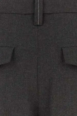 Brunello Cucinelli Charcoal Wool Pant