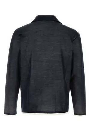 FERRAGAMO Midnight Silk Polo Shirt