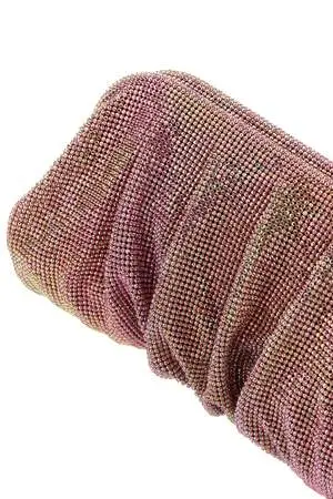 Benedetta Bruzziches Embellished Fabric Large Venus Clutch