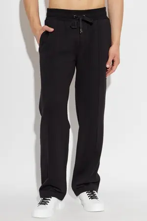 Dolce & Gabbana Sweatpants With Logo Patch