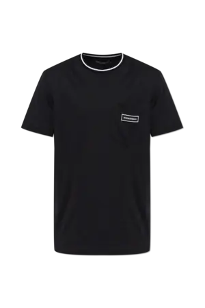 Dolce & Gabbana T-shirt With A Pocket - Black