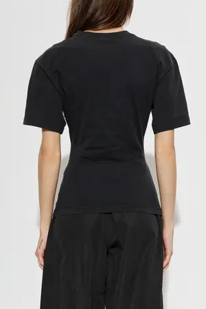 COURREGES T-shirt With Printed Logo