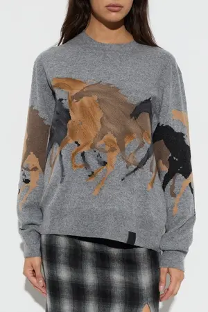 Stella McCartney Wool Sweater With Decorative Pattern