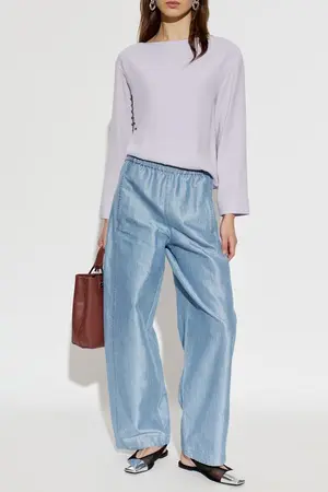 Emporio Armani Backless Ballet Flats