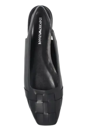 Emporio Armani Backless Ballet Flats