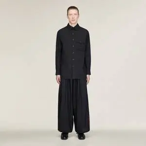Adidas Y-3 Gradient 3-stripes Nylon Wide Pants - Black