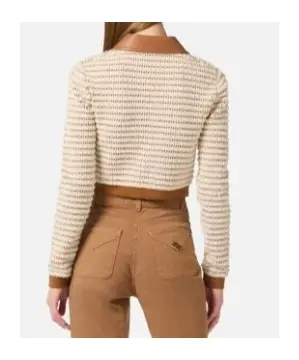 Elisabetta Franchi Textured Zip-up Cardigan