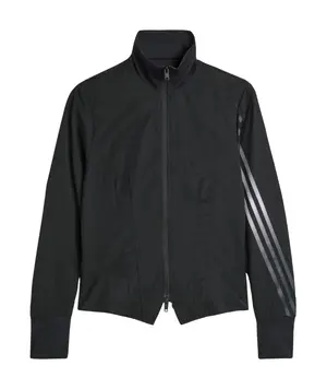 Adidas Y-3 Gradient 3-stripes Nylon Track Top - Black