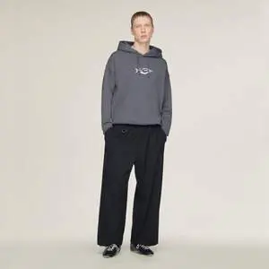 Adidas Y-3 French Terry Liquid Logo Hoodie