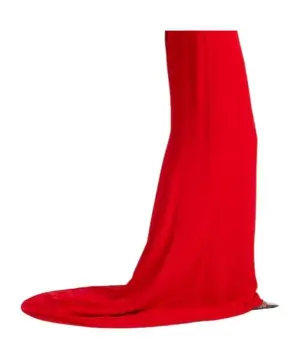 Stella McCartney Long Sleeve Crêpe Gown - Red
