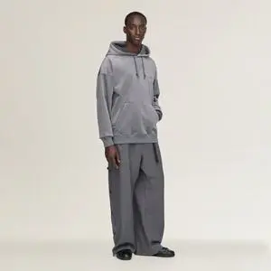 Adidas Y-3 Velvet Corduroy Hoodie - Grey Five