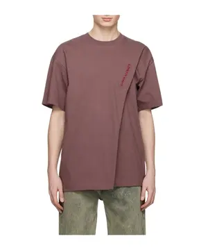 Y/project Logo-embroidered Organic Cotton T-shirt