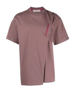 Y/project Logo-embroidered Organic Cotton T-shirt