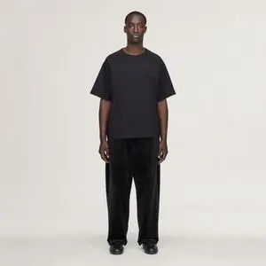 Adidas Y-3 Velvet Corduroy Track Pants - Black