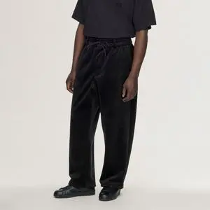 Adidas Y-3 Velvet Corduroy Track Pants - Black