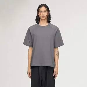 Adidas Y-3 Boxy Short Sleeve Tee - Grey Five