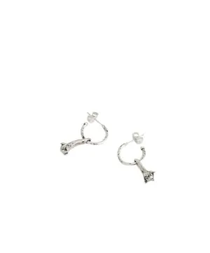 LEMAIRE Drop Hoop Earrings