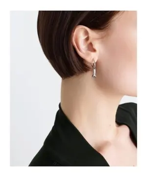 LEMAIRE Drop Hoop Earrings