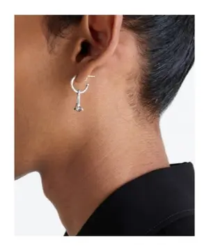 LEMAIRE Drop Hoop Earrings