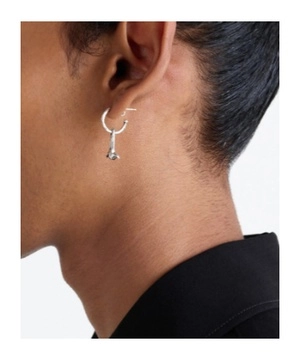 LEMAIRE Drop Hoop Earrings