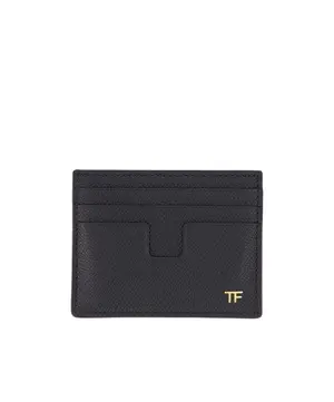 TOM FORD Logo Card Holder - Black