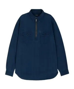 Polo Ralph Lauren Half-zip Shirt With Chest Pockets
