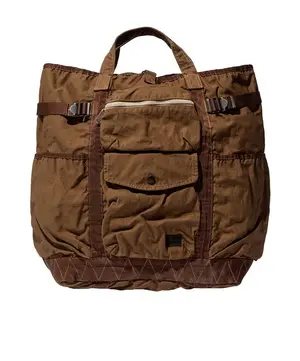PORTER-YOSHIDA  CO Crag 2way Top Handle Backpack - Brown