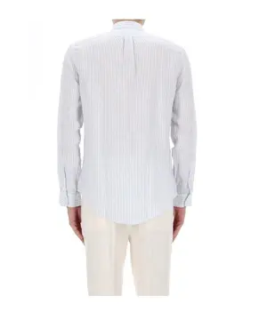Polo Ralph Lauren Logo Embroidered Striped Shirt