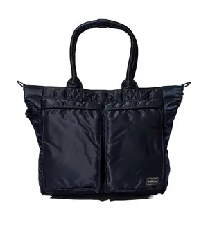 PORTER-YOSHIDA & CO Tanker Large Double Handle Shoulder Bag - Black