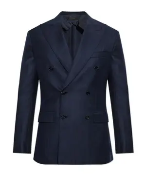 Brioni Long-sleeved Casual Jacket - Black