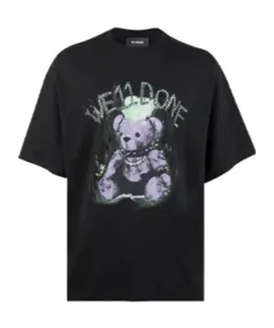 We11Done Punk Teddy T-shirt - Black
