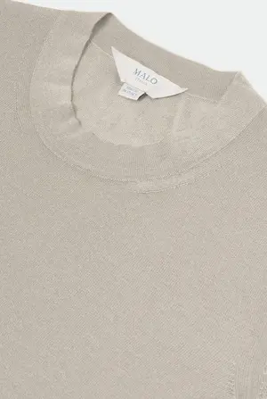 Malo Luxury Cashmere Crew Neck Top