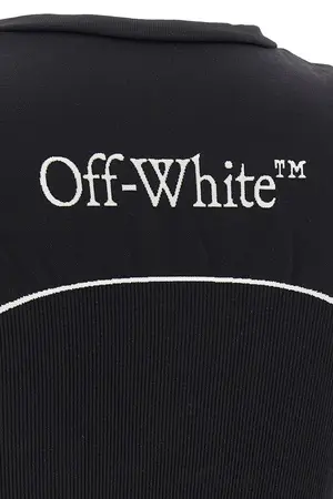 Off-White Crewneck Sports Vest With Contrasting Logo