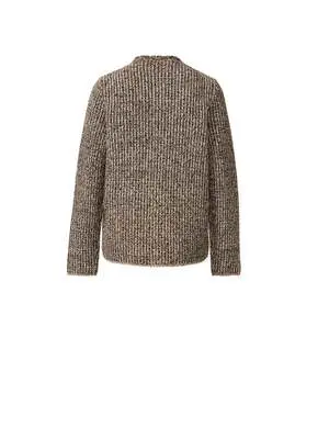 Fabiana Filippi Sequined Zip-up Tweed Jacket - Ebony