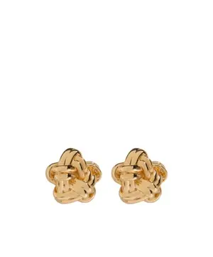 Bottega Veneta Knotted Earrings - Yellow