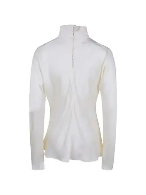 RÓHE Button-back High-neck Top - No