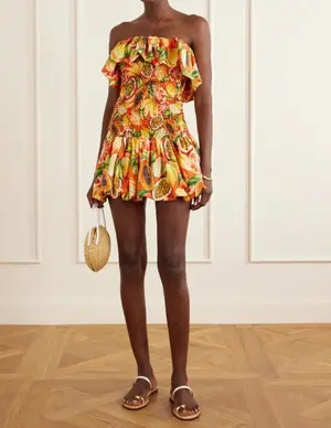 Farm Rio Ruffled Dress