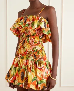Farm Rio Ruffled Dress