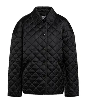 TOTEME Collared Long-sleeved Casual Jacket - Black