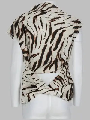 GANNI Patterned Top